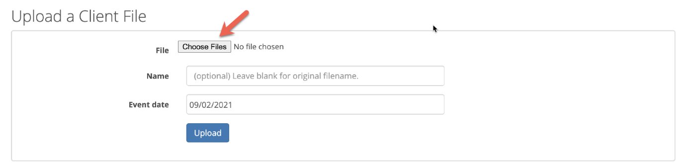 Uploading Client Documents – TherapyMate