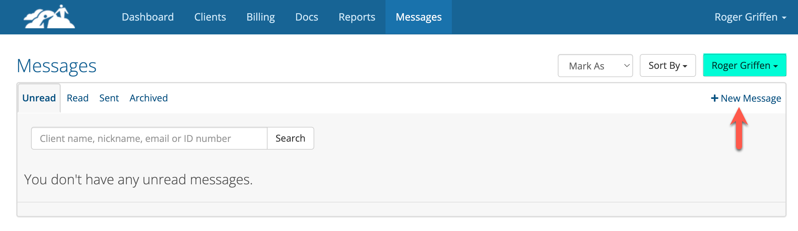 Send Client Portal Messages to ALL Active Clients – TherapyMate