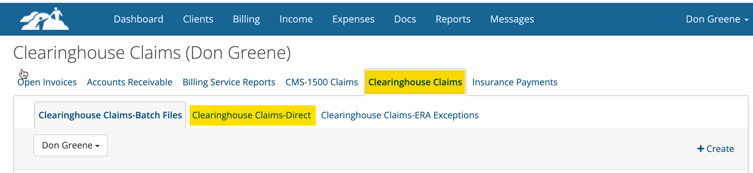 Claim.MD-Getting Started with Direct Clearinghouse Billing – TherapyMate